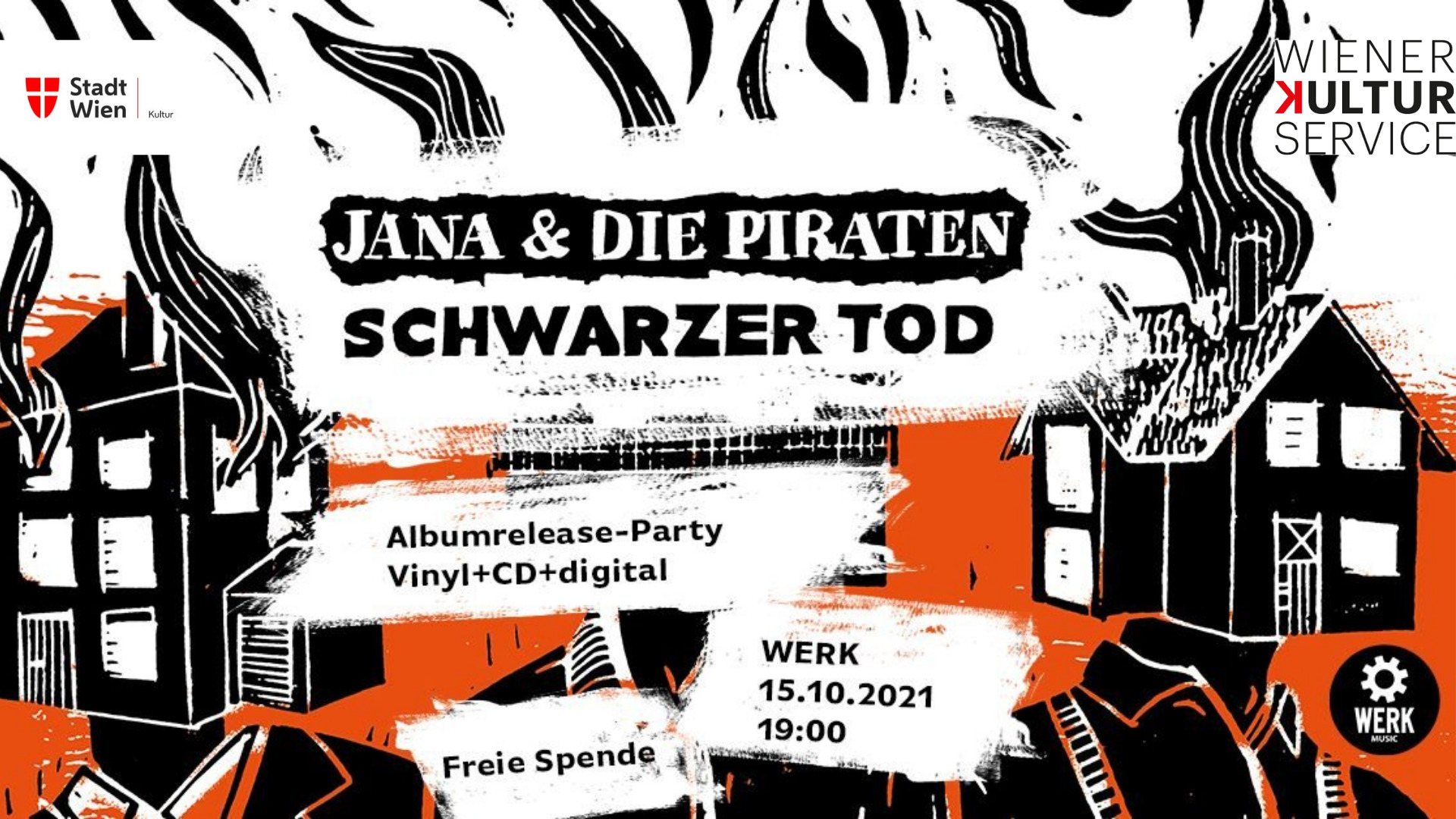 Albumrelease-Party SCHWARZER TOD (Vinyl, CD, digital) - dasWerk