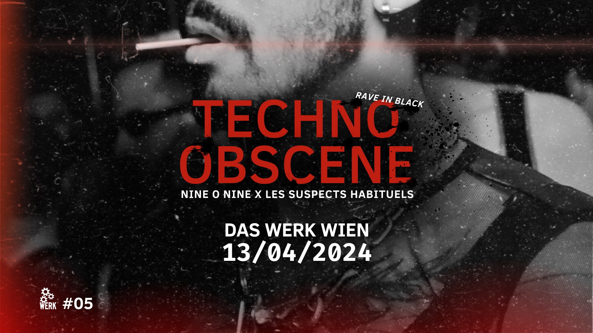 TECHNO OBSCENE: RAVE IN BLACK I NINE O NINE x LSH - dasWerk
